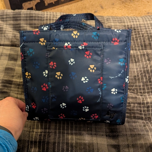 lug | Bags | Lug Navy Paw Print Pulley Mini Tote | Poshmark